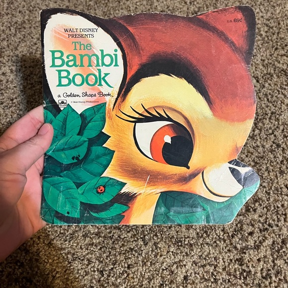 Toys | The Bambi Story A Golden Shape Book Walt Disney Productions ...